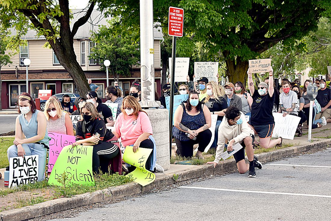 Protest over George Floyd’s death at police hands comes to Lock Haven ...